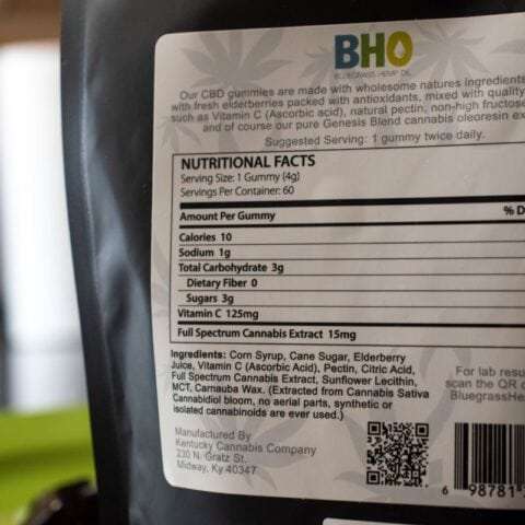 Real Elderberry Full Spectrum CBD Gummies- 900mg Buy Now!