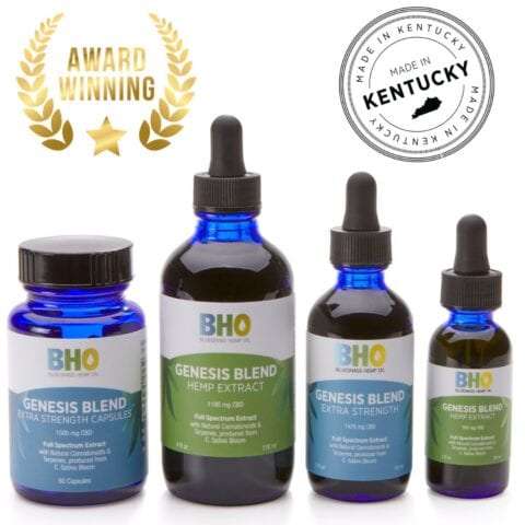 Bluegrass Hemp Oil Genesis Blend CBD Kentucky's Premier Brand