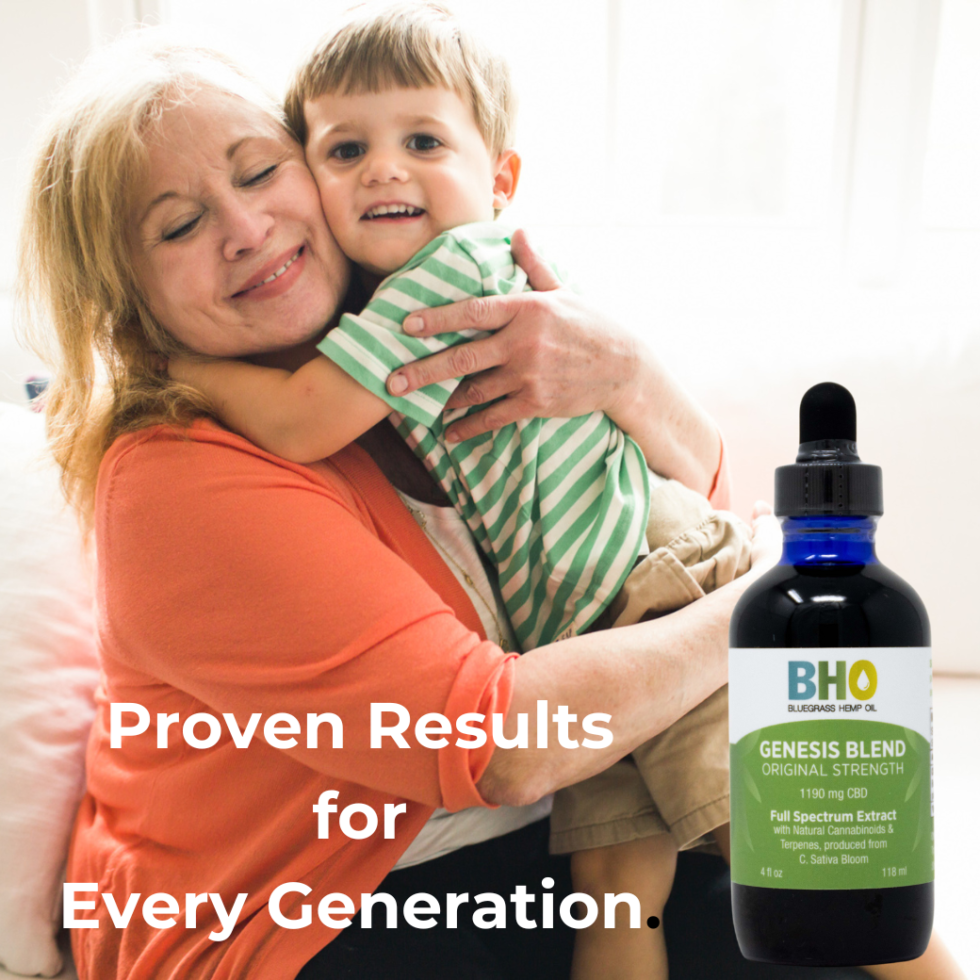Bluegrass Hemp Oil Genesis Blend CBD Kentucky's Premier Brand